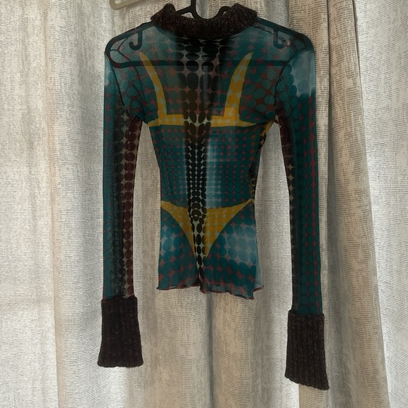 Jean Paul Gaultier | Tops | Jean Paul Gaultier Fw 995 Runway Cyber Dot ...